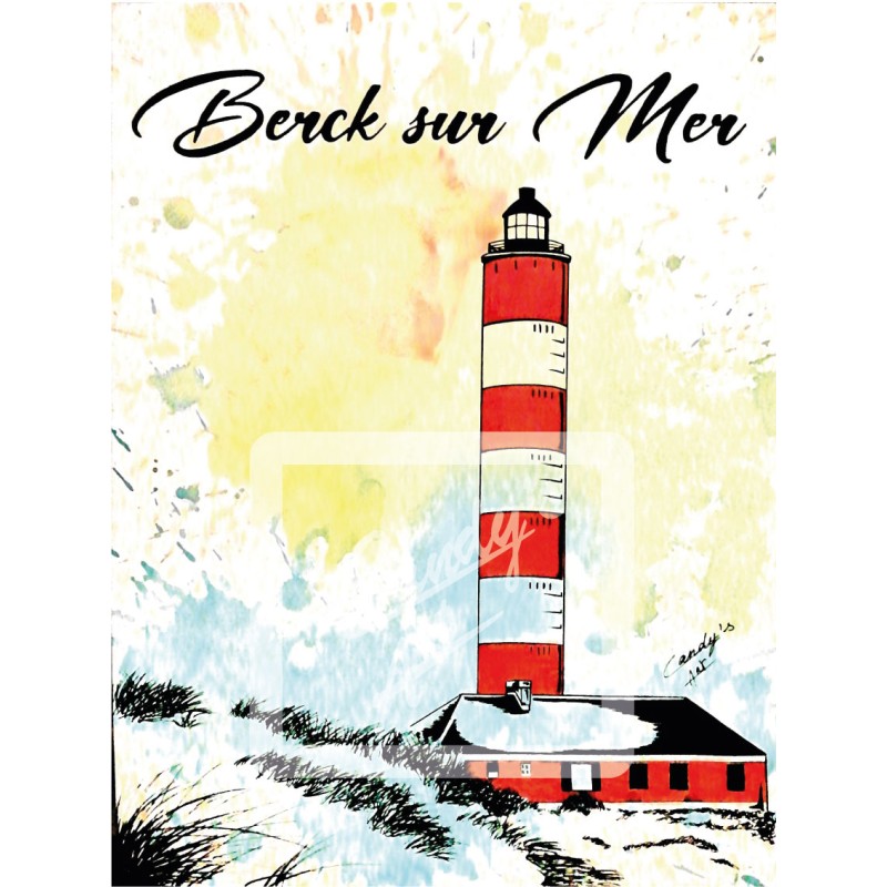 Affiche Berck-sur-Mer - Le Phare