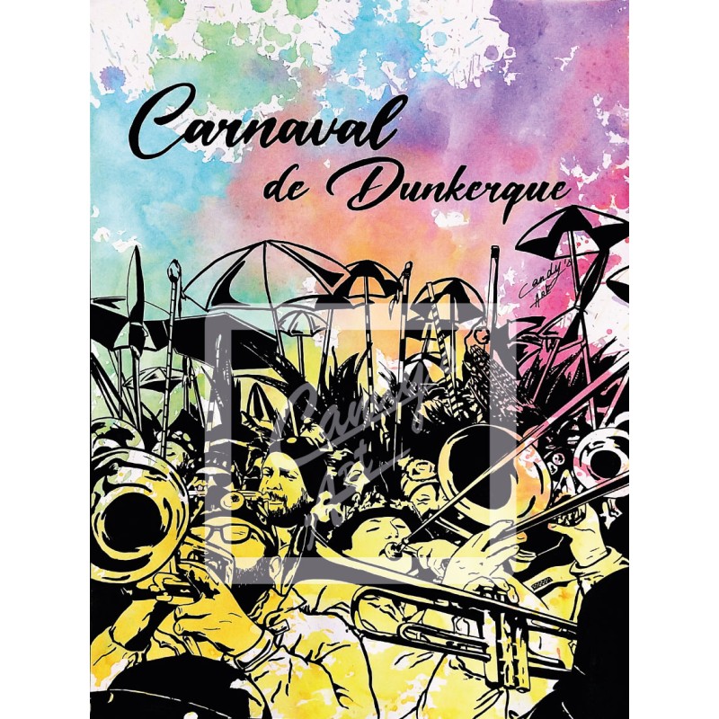 Affiche Carnaval de Dunkerque - La Bande